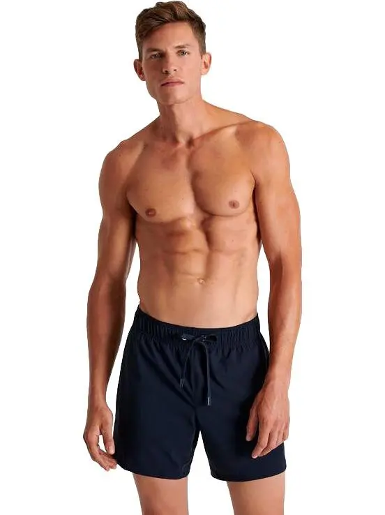 Shan Classic Fit Swim Trunks - Navy