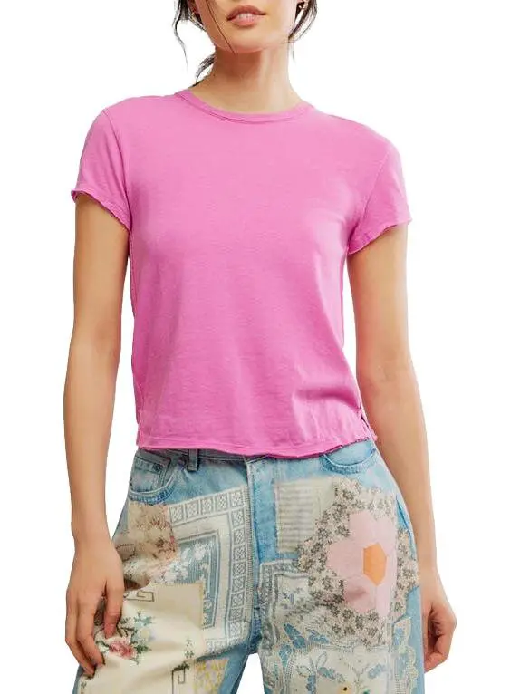 Free People Nova T-shirt - Hibiscus Pink