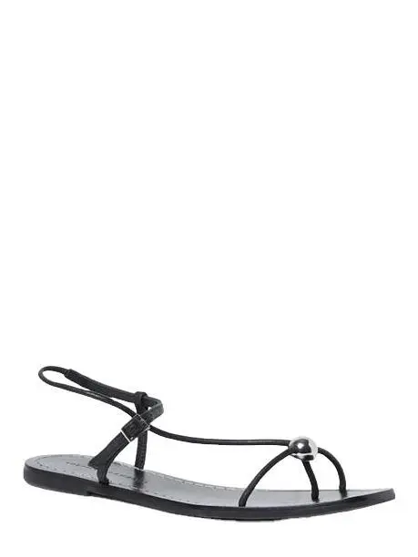 LOEFFLER RANDALL Lara Ankle Strap Sandal - Black