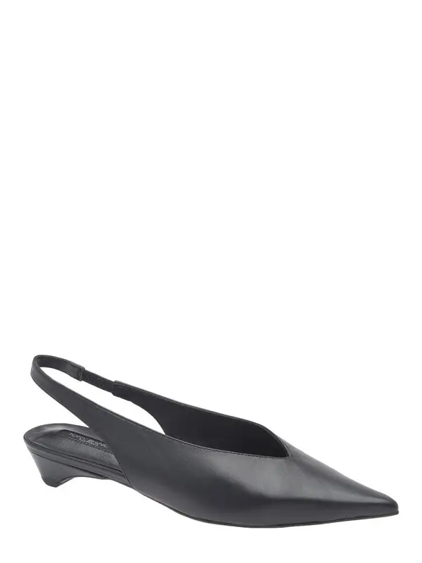 TONY BIANCO Esmae Slingback Pump - Black Nappa
