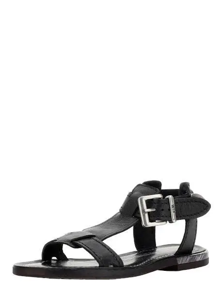 A.S.98 Gifford Ankle Strap Sandal - Black