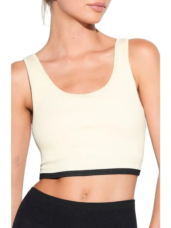Spiritual Gangster Love Longline Sports Bra - Canvas