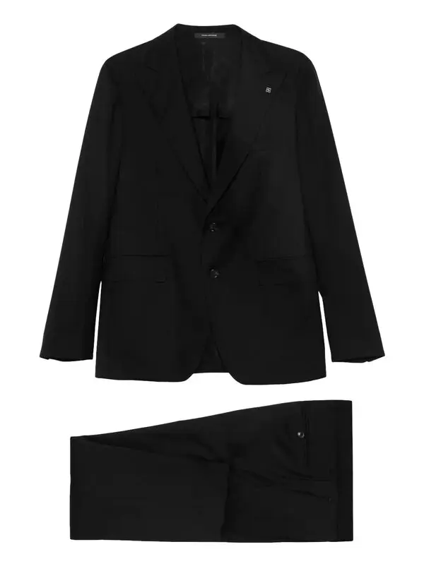 Tagliatore Virgin Wool Suit - Black