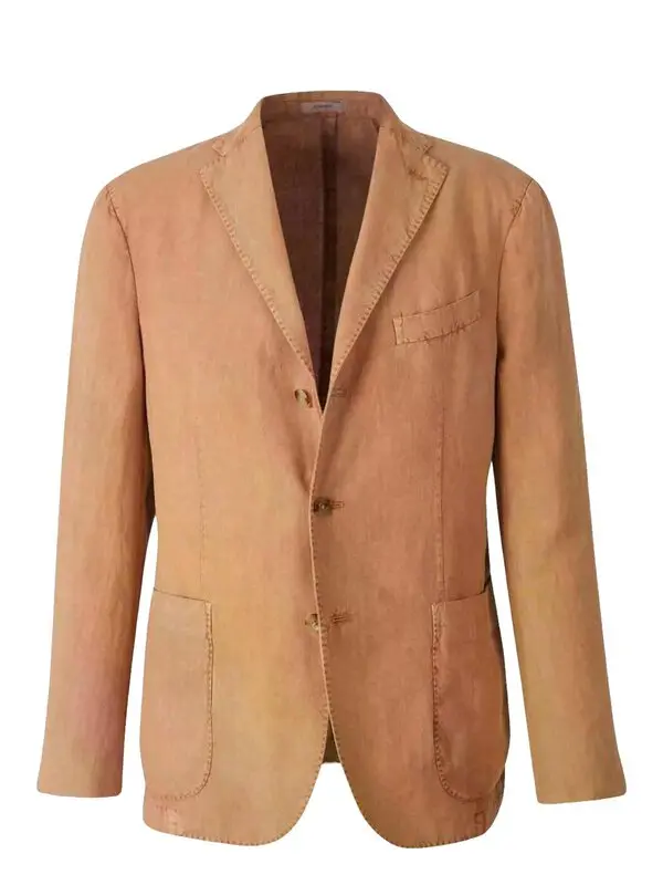 Boglioli Linen Blazer - Orange
