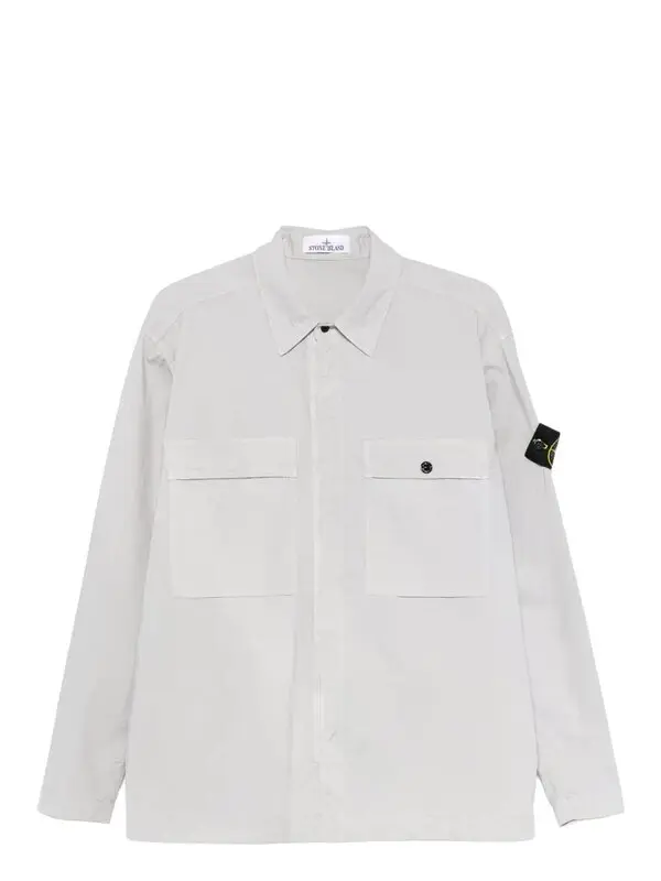 Stone Island Compass-badge Shirt - Grey