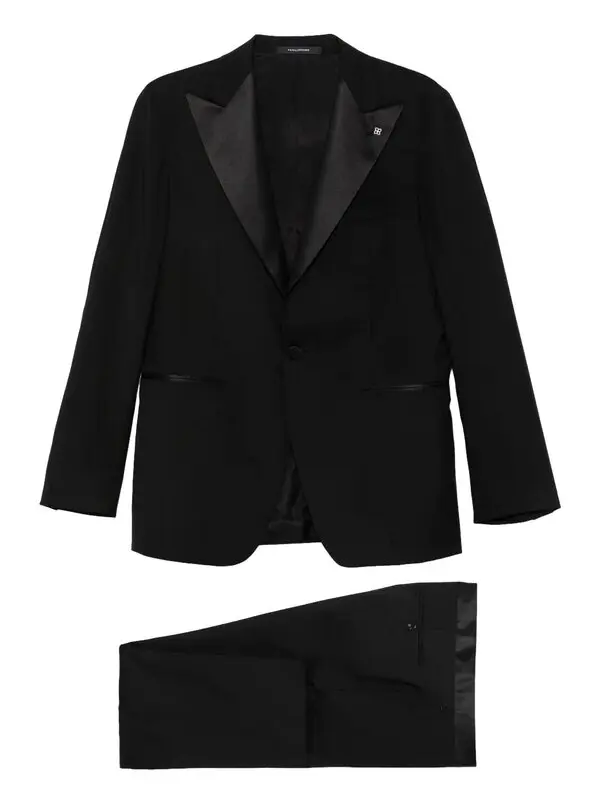 Tagliatore Virgin-wool Suit - Black