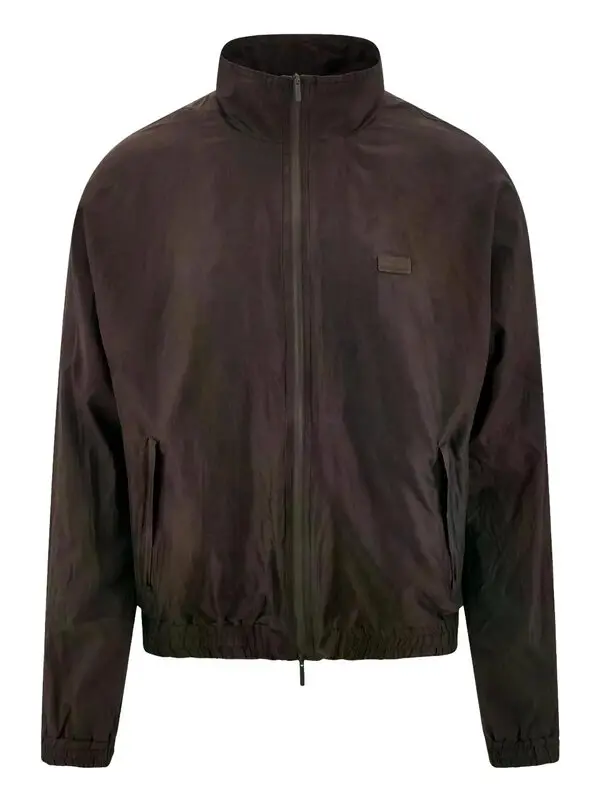 FERRAGAMO Zip-up Bomber Jacket - Brown