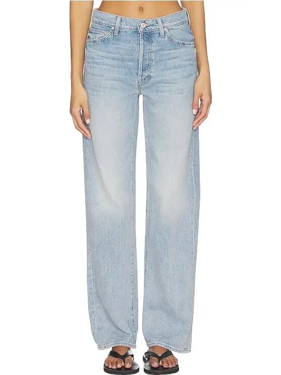 MOTHER The Dodger Button Hover Cuff Jeans - I Could Care Less