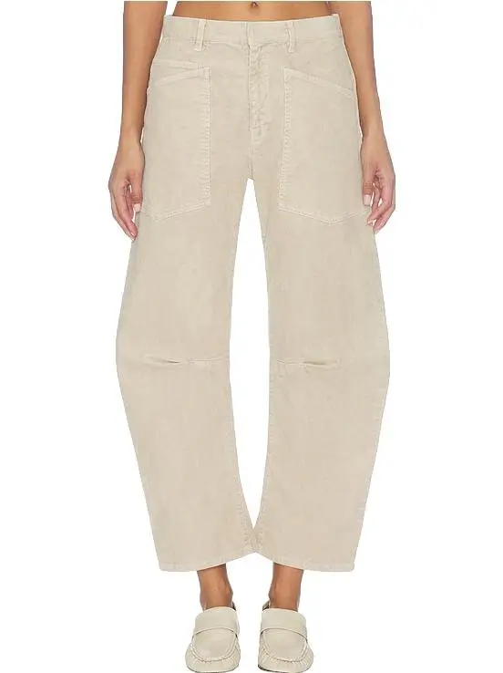 NILI LOTAN Shon Corduroy Pant - Travertine