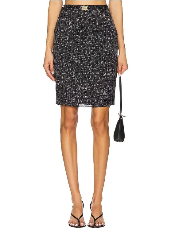 Alexis Giotto Skirt - Nero Dot
