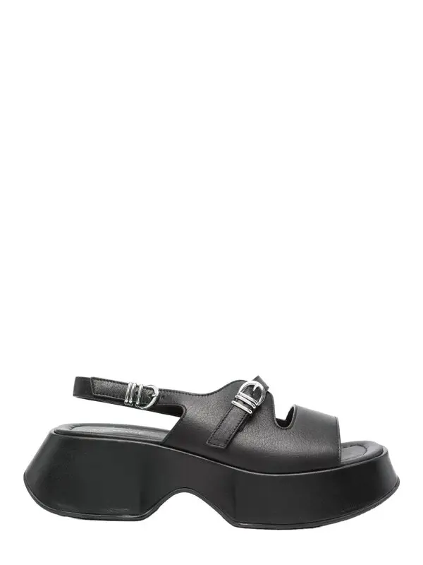 VIC MATIE 50mm Mini Yoko Sandals - Black