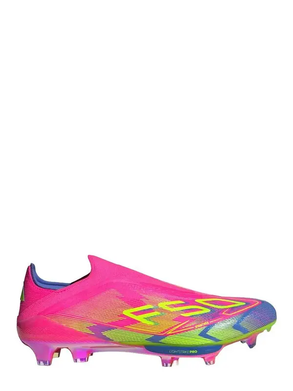 Adidas F50+ Elite Laceless Fg Mystic Victory Pack - Lucid Pink/lucid Lemon/blue Fusion