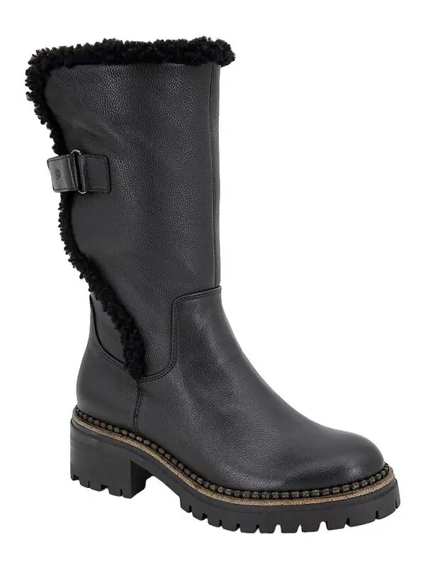 KENNETH COLE Bradford Boots - Black Leather
