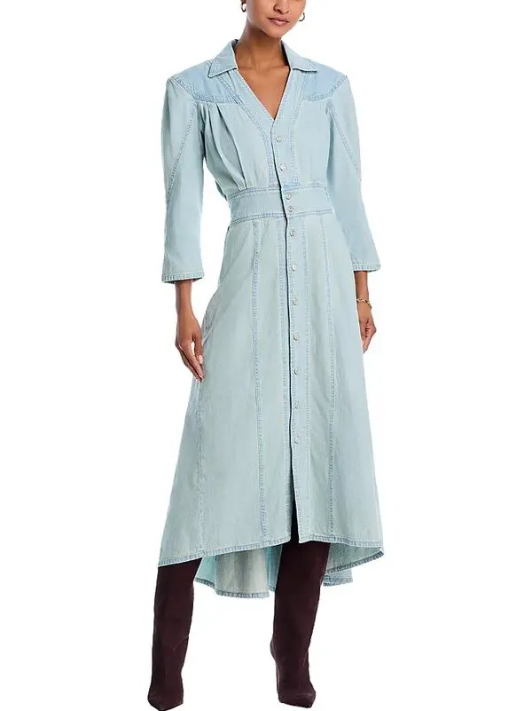 MOTHER The Rhapsody Denim Shirt Dress - Party Pad