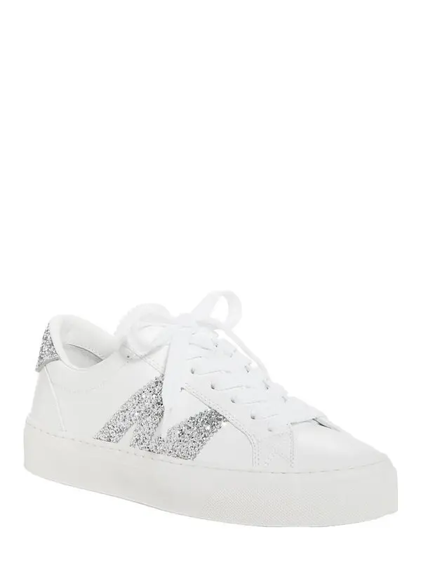 Moncler Monaco Embellished Low Top Sneakers - White