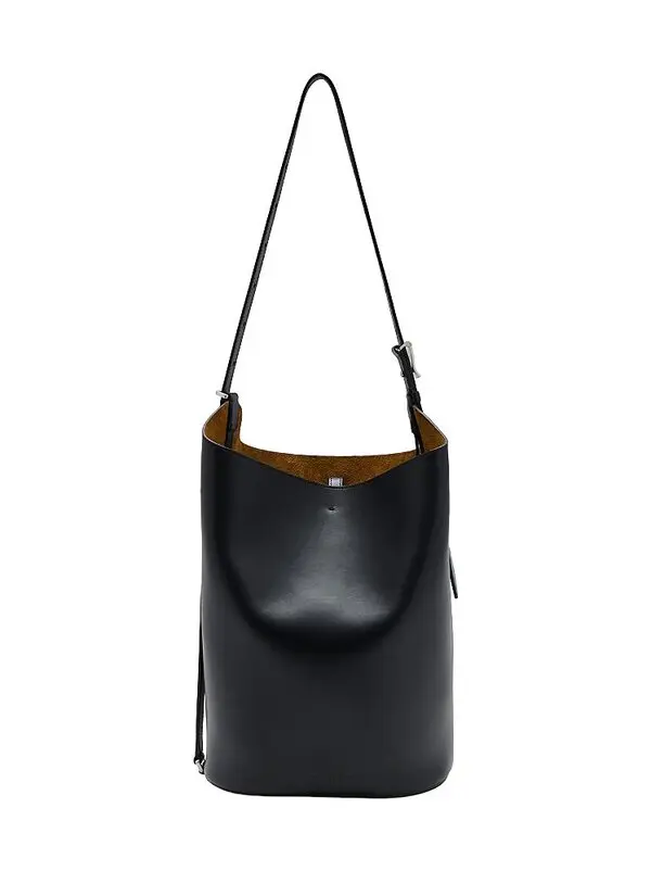 Proenza Schouler Brant Bucket Bag In Smooth Leather - Black
