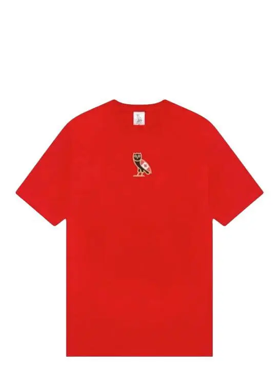 OVO Canada Flag Classic Owl T-shirt - Red