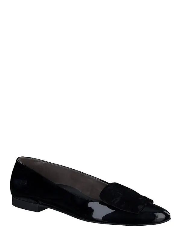 Paul Green Teddy Flats - Black Leather