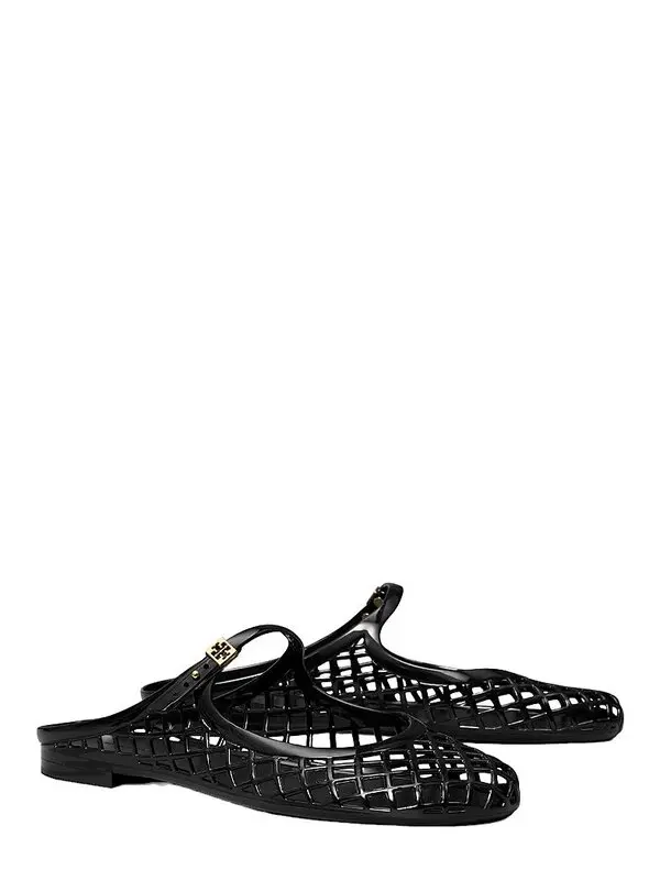 Tory Burch Mellow Mary Jane Jelly Flats - Perfect Black