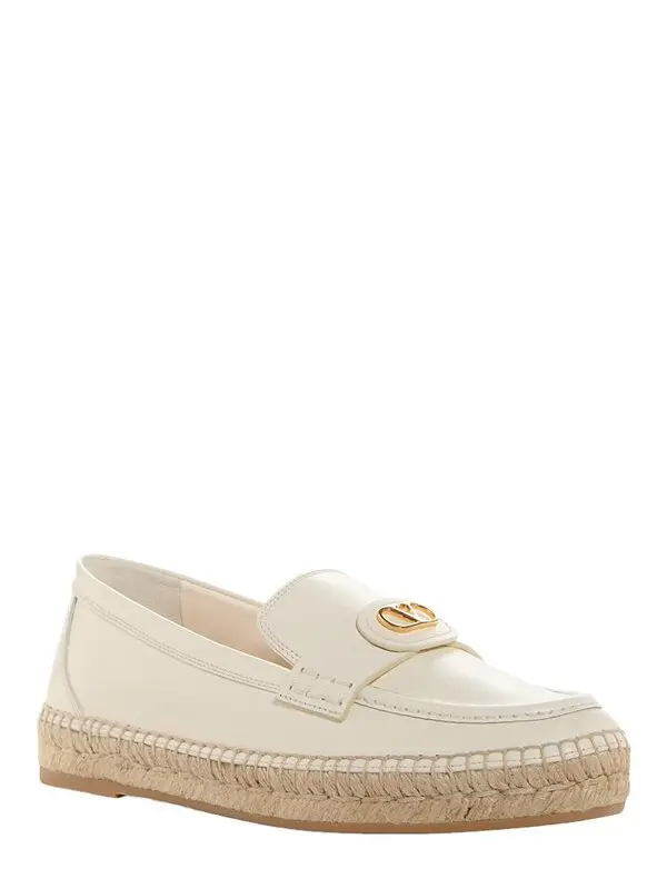 Valentino Garavani Vlogo Espadrille Loafers - Ivory/multi