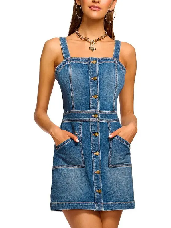 Ramy Brook Tammy Denim Dress - Medium Wash