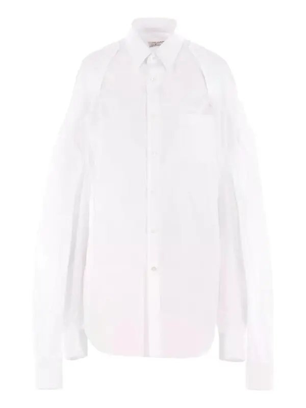 Comme Des Garçons Poplin Shirt - White