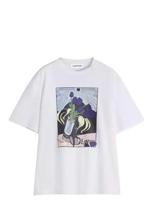 LANVIN Cotton T-shirt - White