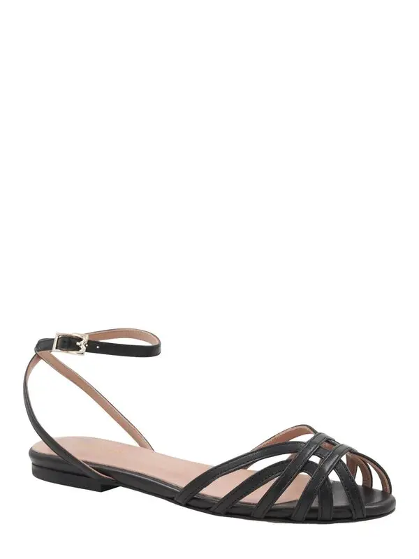 Bruno Magli Marta Ankle Strap Sandal - Black