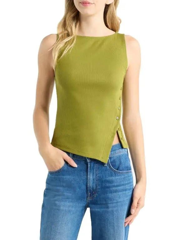 REFORMATION Hudson Knit Tank - Pear