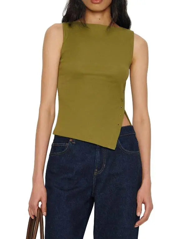 REFORMATION Hudson Knit Tank - Pear