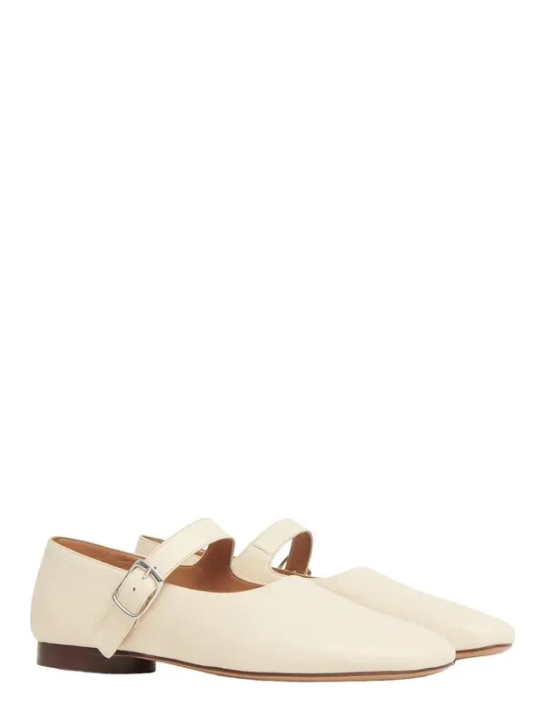 MANSUR GAVRIEL Glove Leather Mary Jane Flat - Jasmine