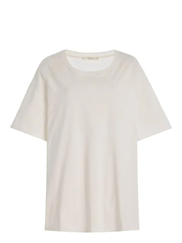 THE ROW Nadina Cotton-jersey T-shirt - White