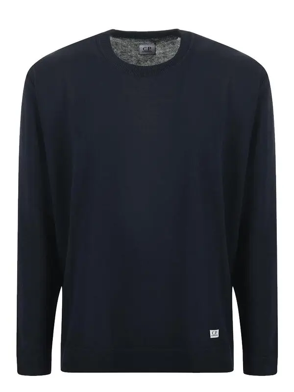 C.P. COMPANY Cotton Yarn Sweater - Blue