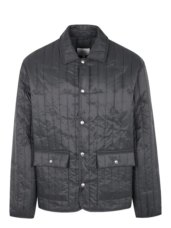 Maison Kitsuné Quilted Blouson - Grey