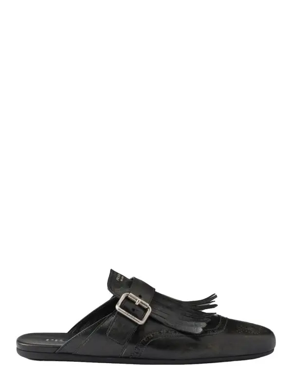 Prada Shuffle Mules - Black