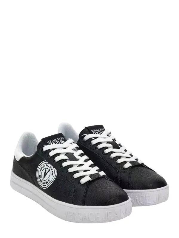 Versace Logo Sneakers - Black