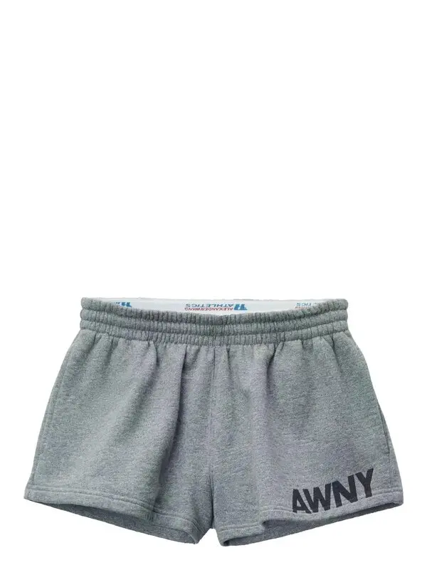 Alexander Wang Logo-print Shorts - Grey