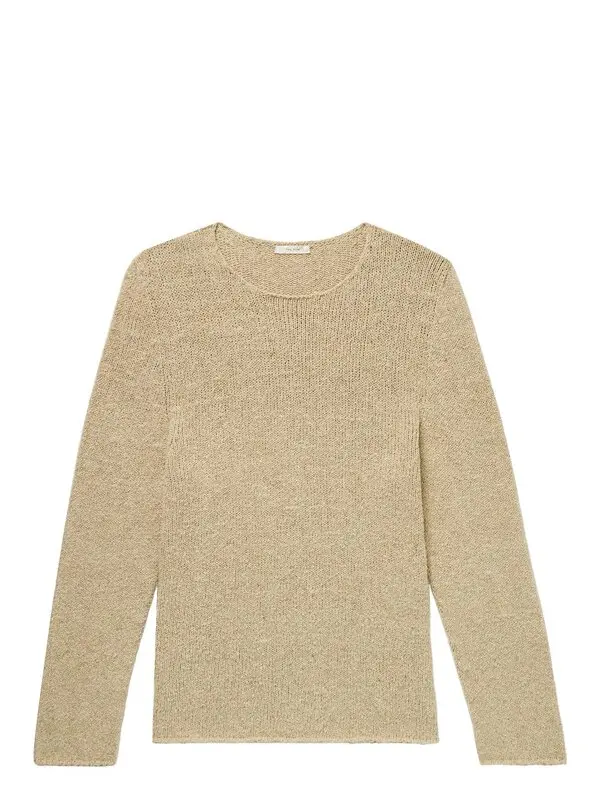 THE ROW Kalen Cotton Sweater - Neutrals