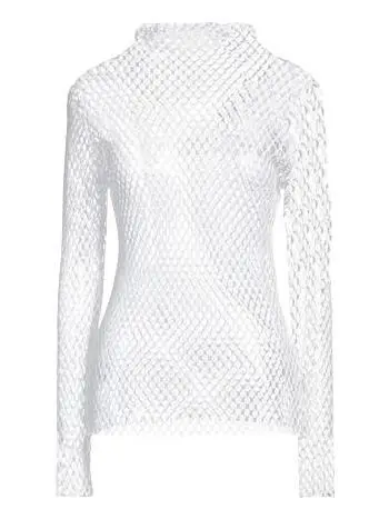MSGM Turtleneck Top - White