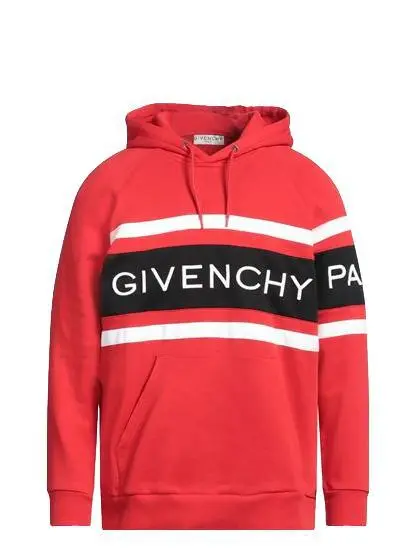Givenchy Cotton-blend Logo Hoodie - Red