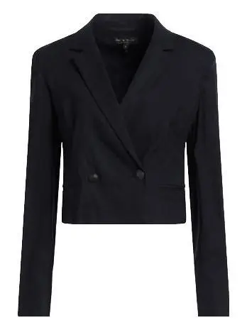 Rag & Bone Woven Double-breasted Blazer - Blue