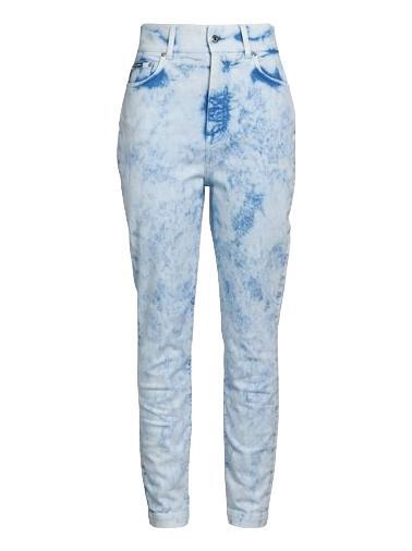 Dolce & Gabbana High Waisted Tapered Jeans - Sky Blue