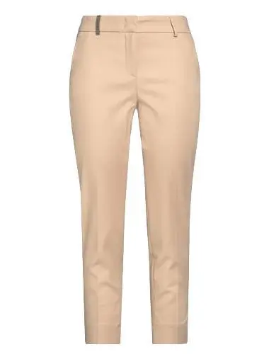 Peserico Tapered Cropped Trousers - Beige