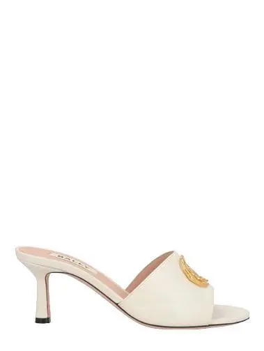 Bally Leather Slide Sandals - Off White