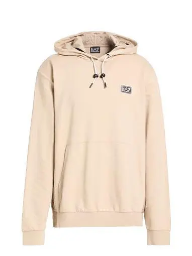 EA7 Cotton-blend Sweatshirt - Beige