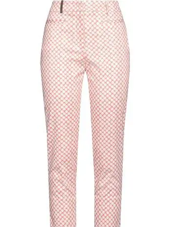Peserico Slim-fit Polka Dot Pants - Salmon Pink