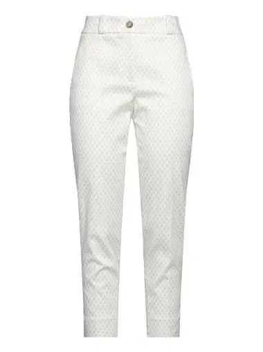 Peserico Tapered Polka Dot Pants - White