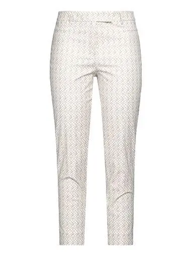 Peserico Tapered Printed Pants - White