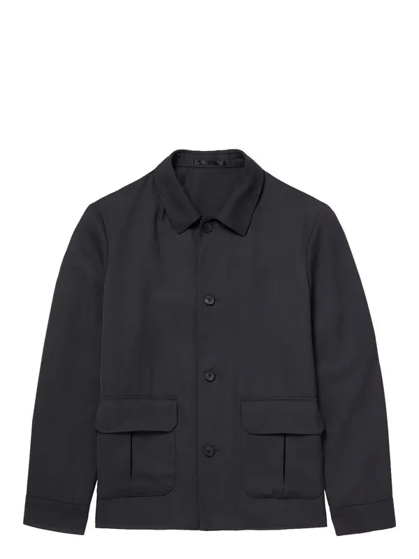 Mr P. Woven Shirt Jacket - Black