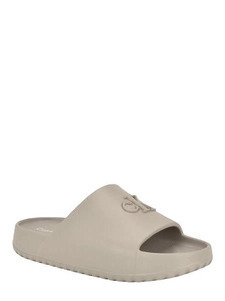 Calvin Klein Nanzey Slide Sandal - Light Gray